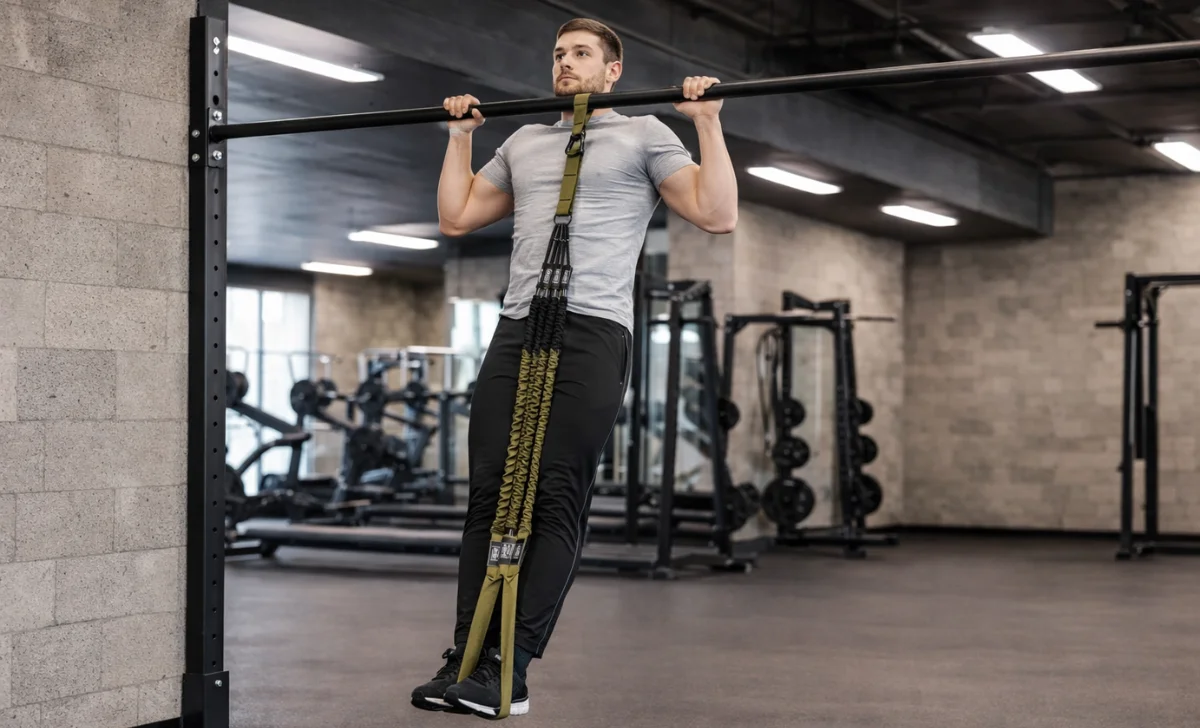 No Gym? No Problem! Master Pull-Ups with Stretch Bands