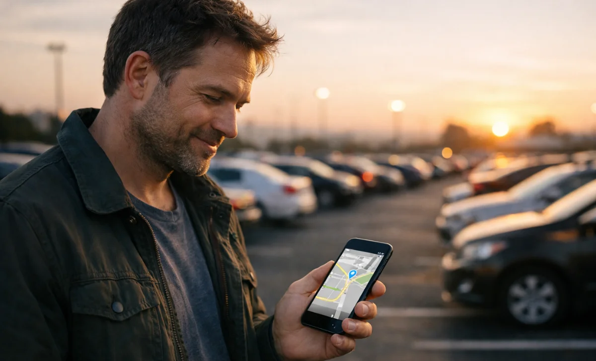 How People Keep Track of Their Cars During a Day Out
